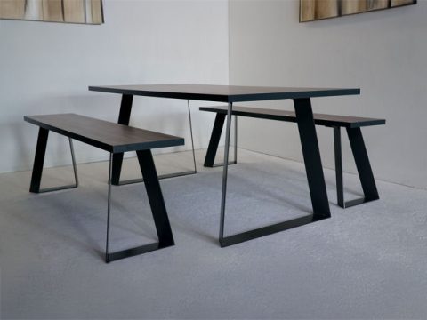 8 Seater Dining Set with Benches | Banksy Dining Table & Benches